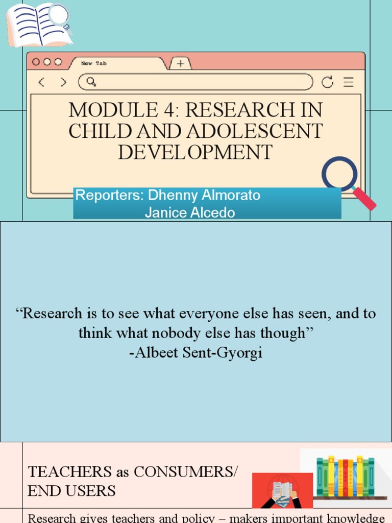 Module 4 Research in Child and Adolescent Development | PDF ...