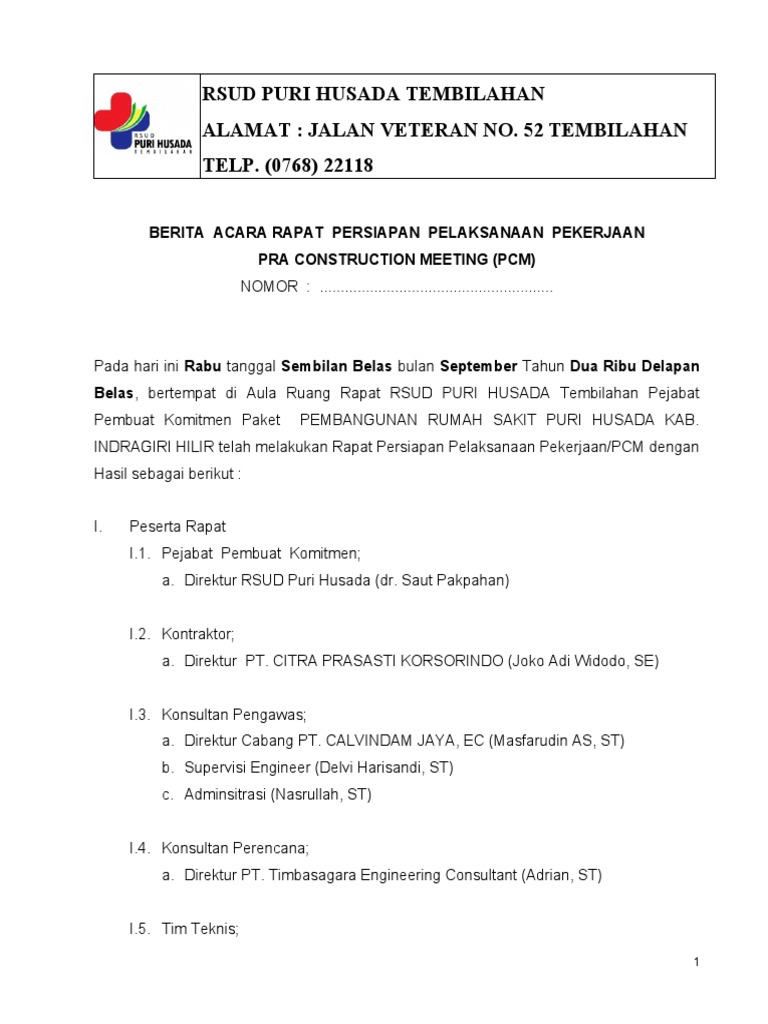 Ba Rapat PCM Final Rev | PDF