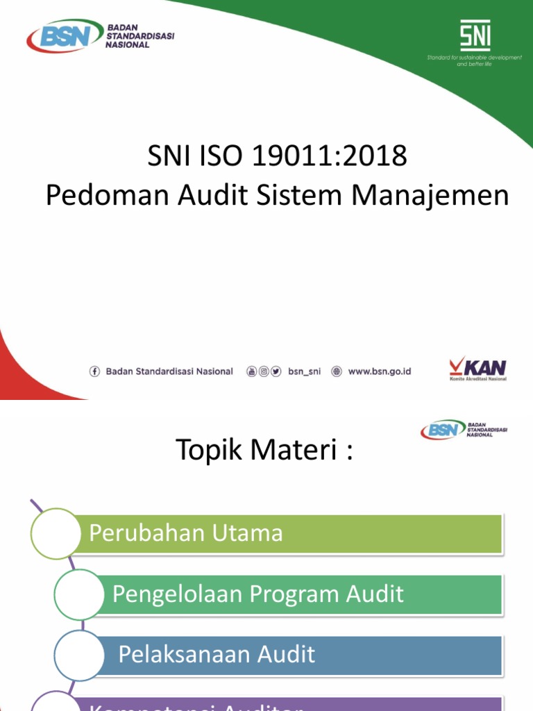 Sni Iso 19011 2018 | PDF