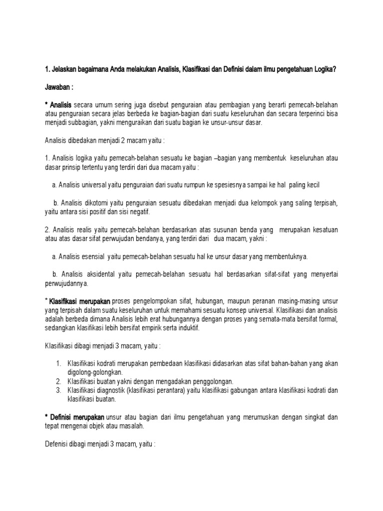 Klasifikasi Media Sosial Dalam Logika Pdf