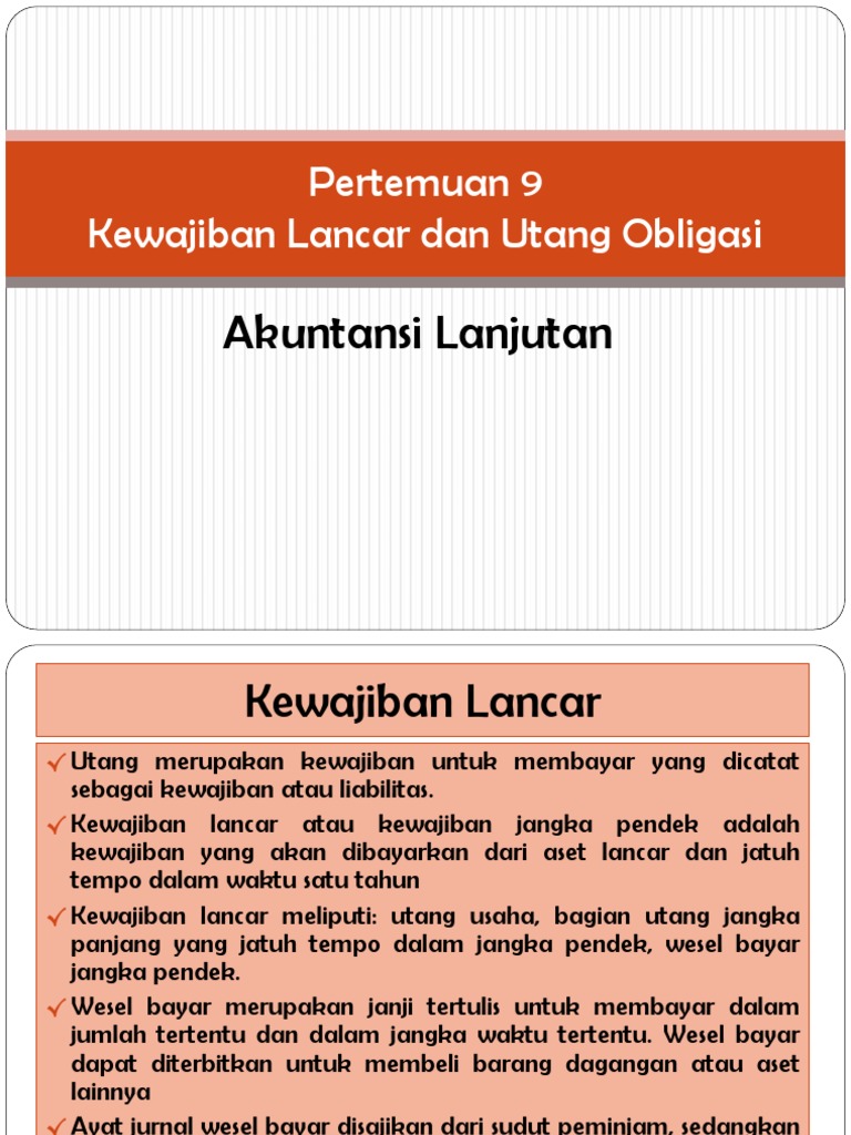 Aklan 09 | PDF | Bisnis | Pengelolaan Keuangan & Uang