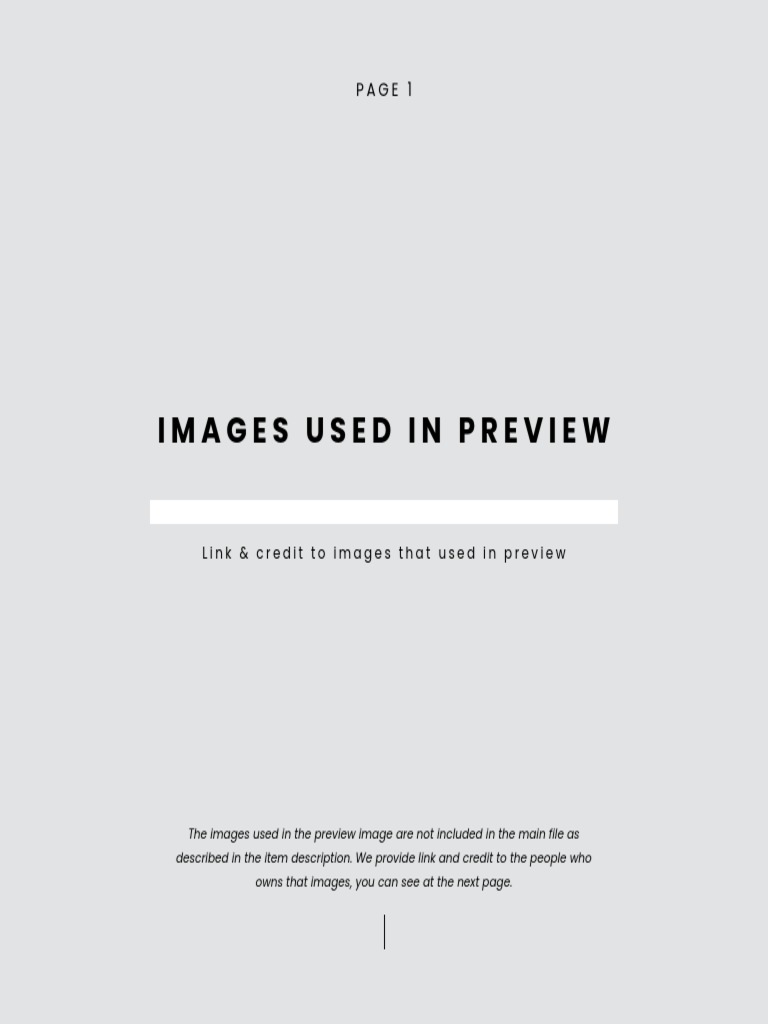 Images Used in Preview | PDF