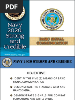 Arm-and-Hand Signals for Ground Forces | PDF | Warfare | Military Science