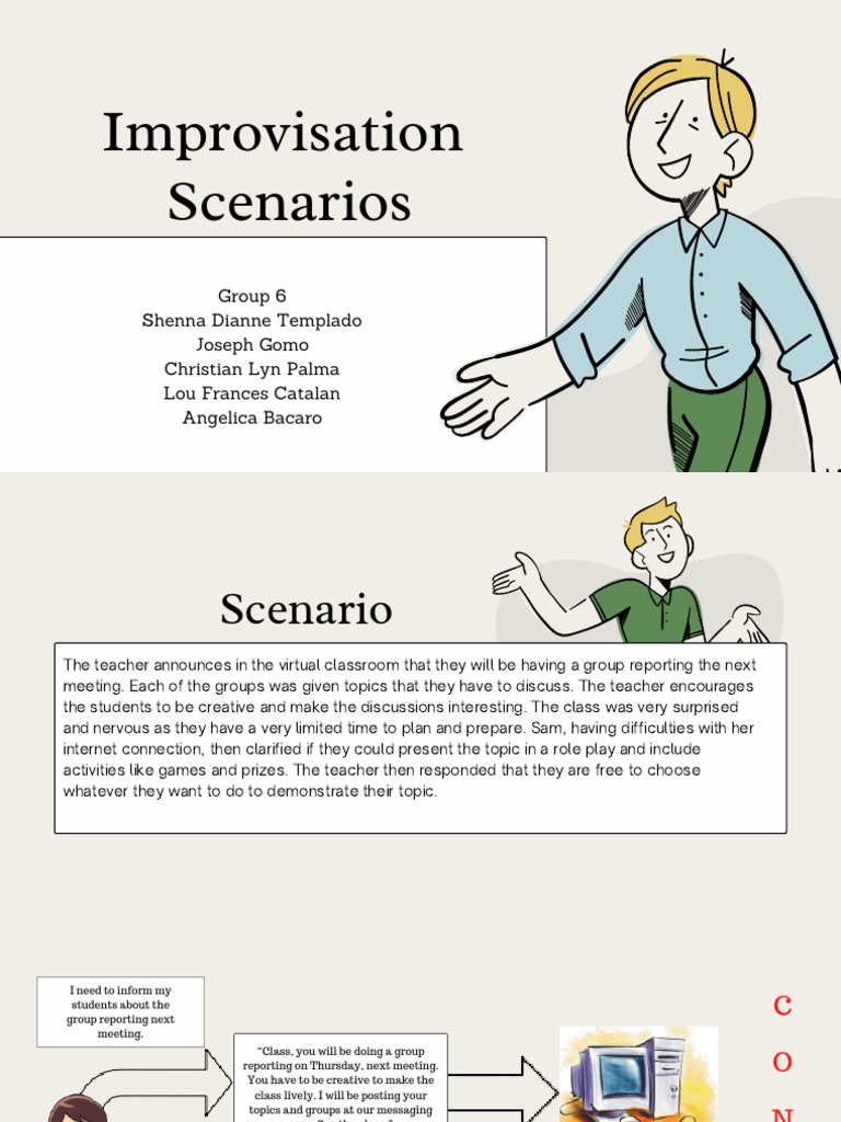 Improvisation Scenarios | PDF