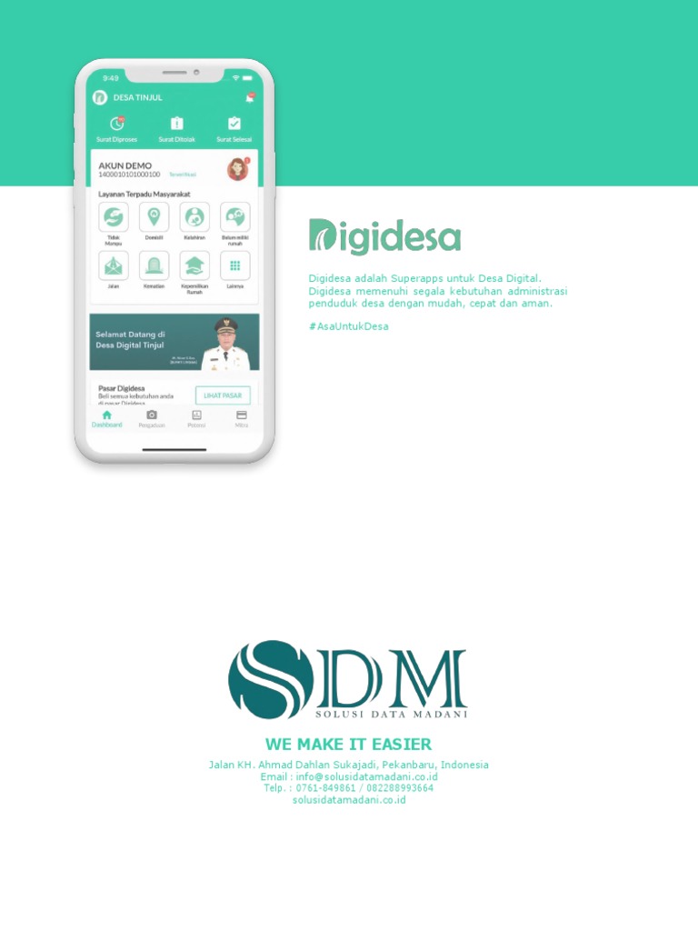 Digidesa - Aplikasi Desa Digital - Digidesa - Com - 1 | PDF