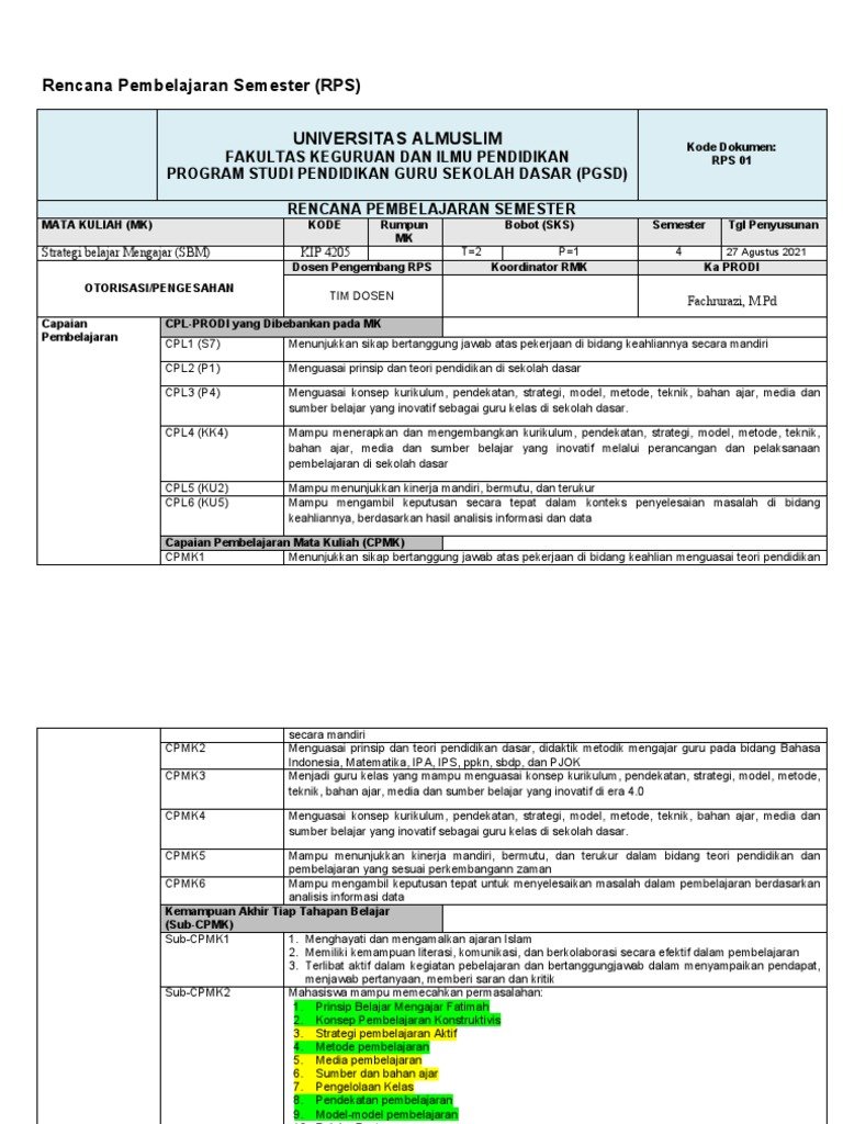 RPS SBM Finish | PDF | Seni