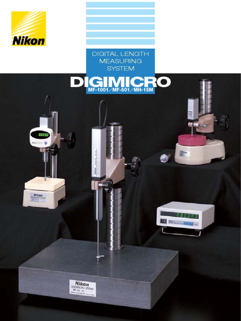 Digimicro: Digital Length Measuring System | PDF | Power Supply ...