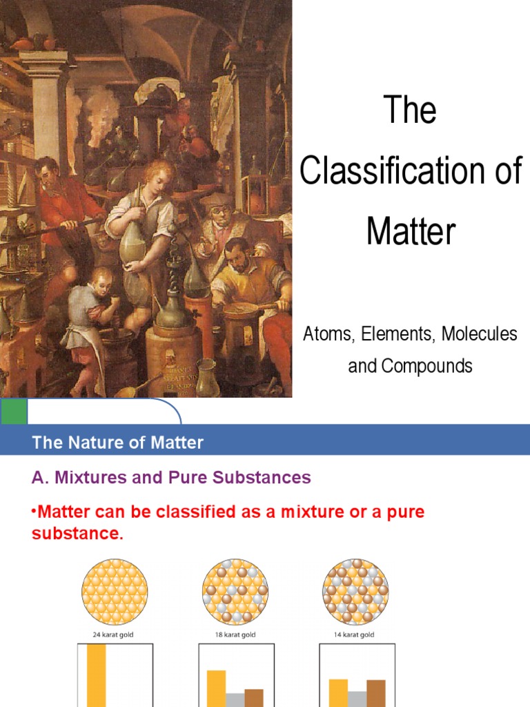 Classifying Matter | PDF | Mixture | Chemical Compounds