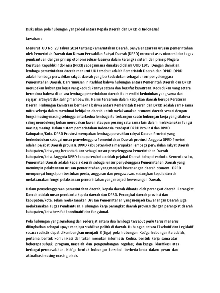 Diskusi 5 HPDD | PDF | Politik