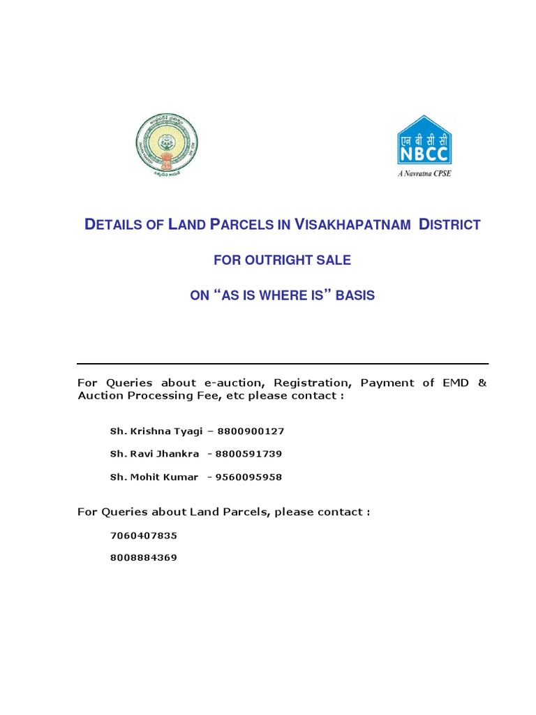 Vizag Property Details | PDF | Geography