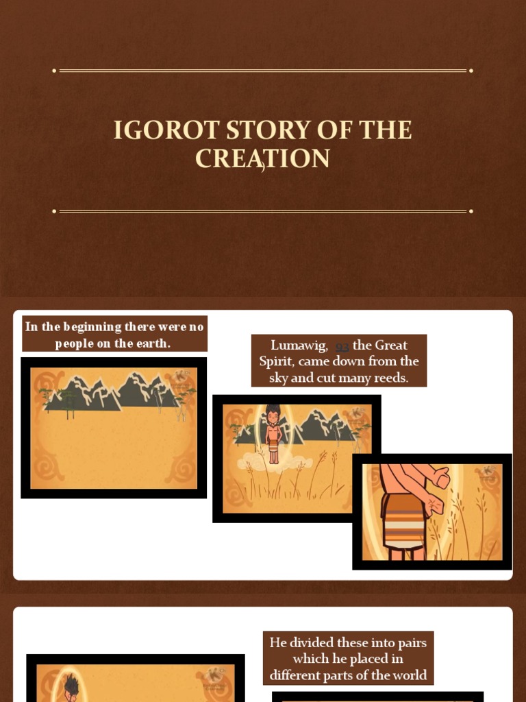 Igorot Story of The Creation | PDF | Social Science | Foreign Language ...