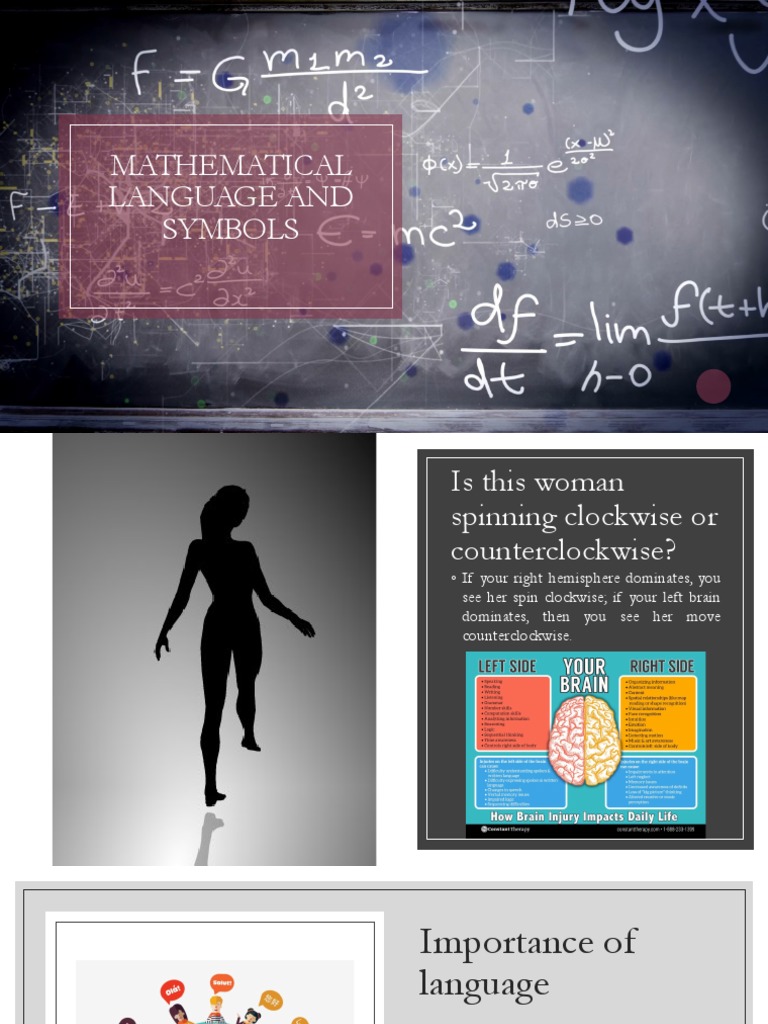 Mathematical Language and Symbols Explained | PDF | Set (Mathematics) | Function (Mathematics)