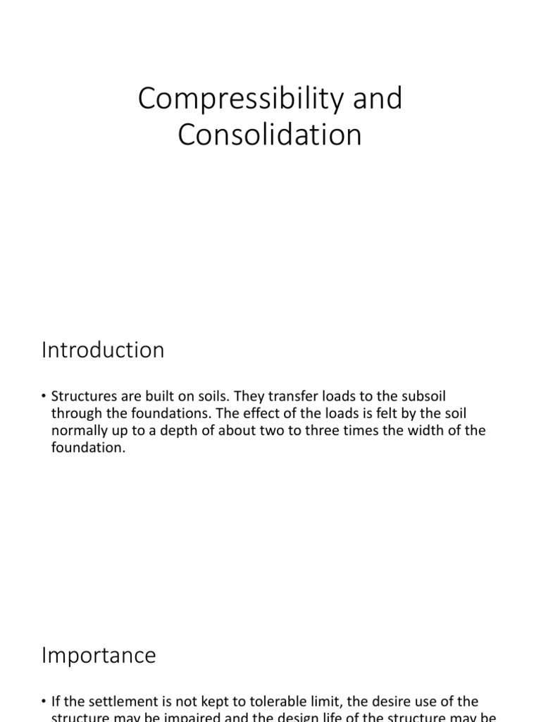 Compressibility of Soil | PDF | Chemistry | Soil