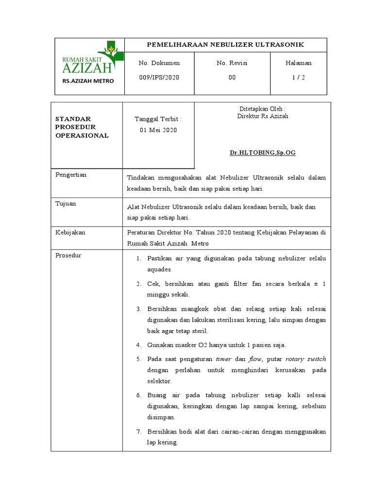 Spo Nebulizer | PDF