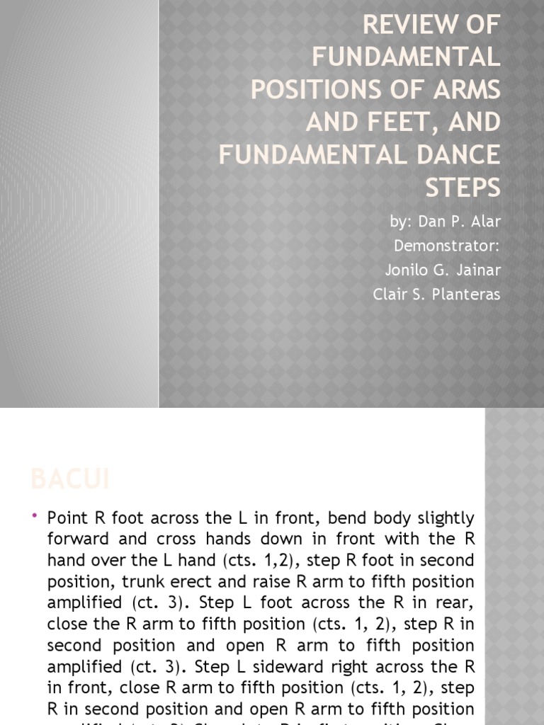 Fundamental Dance Steps Overview | PDF | Foot