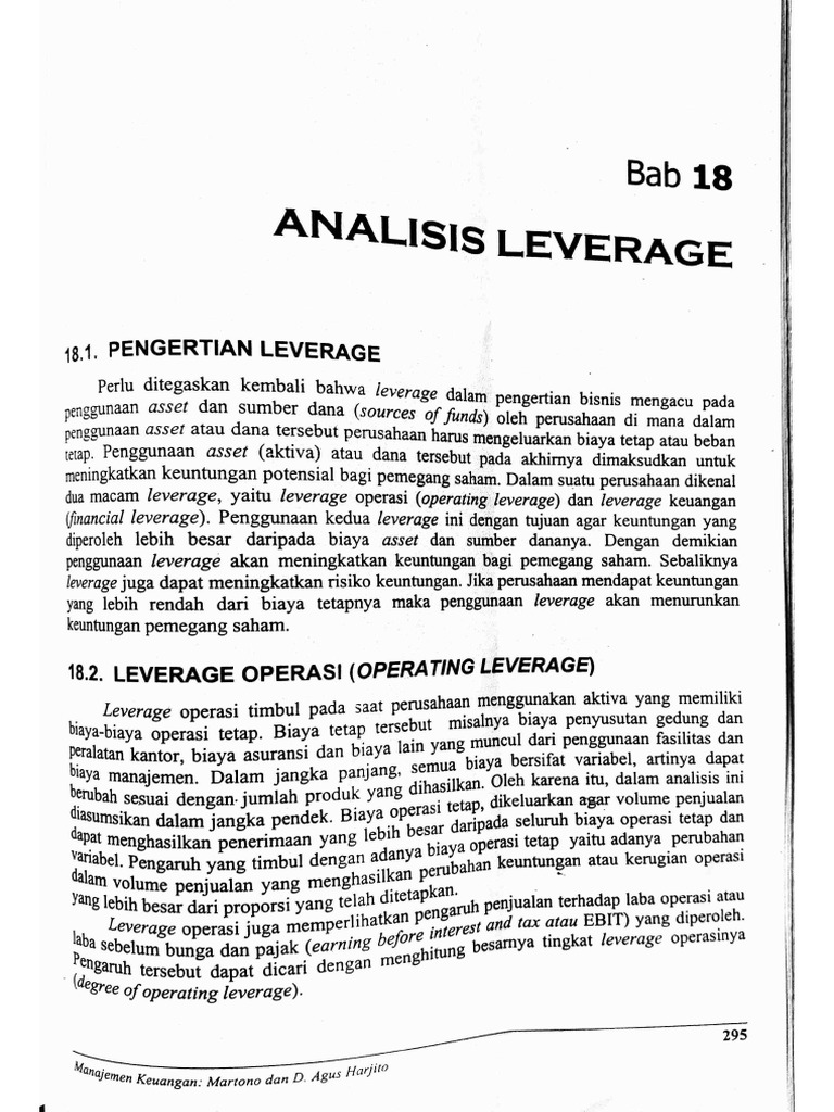 Analisa Leverage | PDF