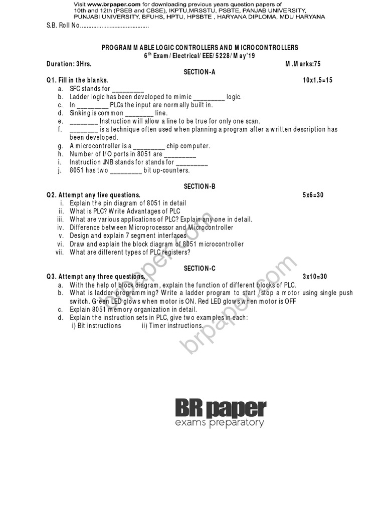 Programmable Logic Controllers and Microcontrollers: An Examination of ...