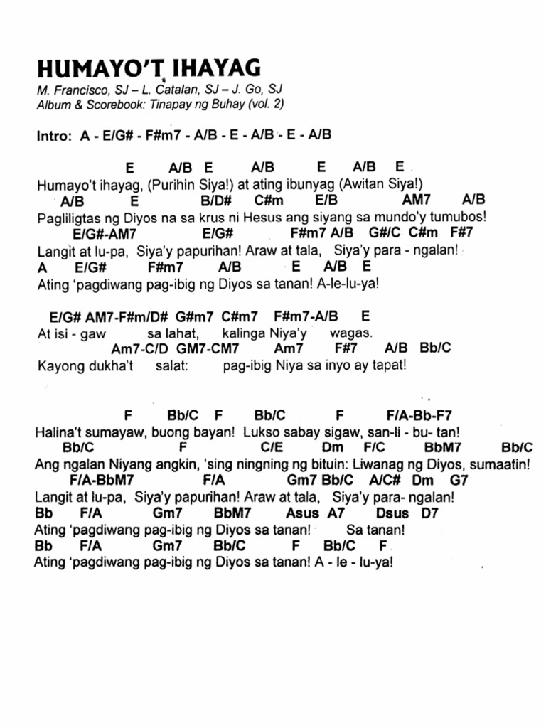 Humayo't Ihayag | PDF