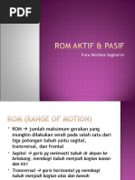 Gerakan ROM Beserta Gambarnya | PDF