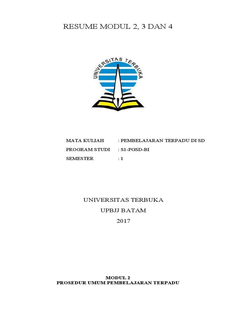 Resume Modul 2 3 Dan 4 Modul 2 Prosedur | PDF
