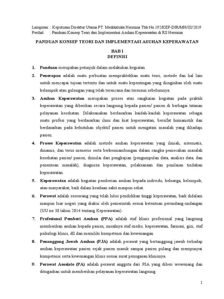 192.2019 Panduan Konsep Teori Dan Implementasi Askep | PDF