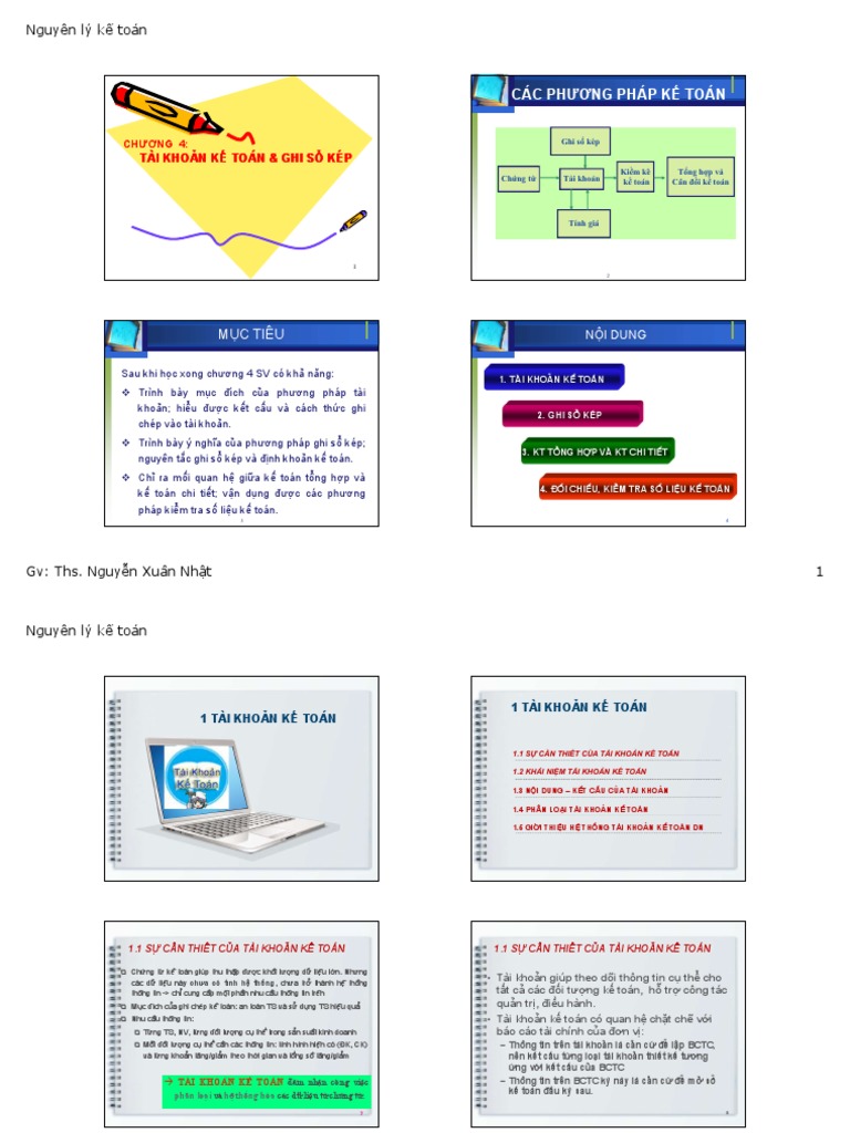 NLKT - C4 Tai Khoan Ghi So | PDF