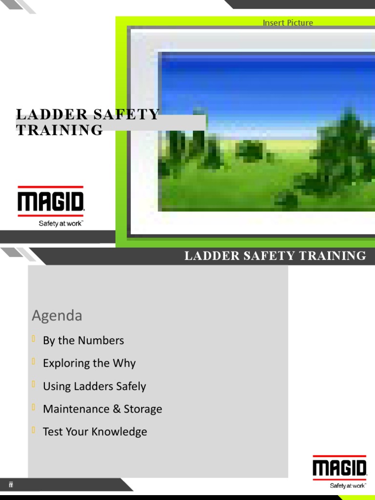 Ladder Safety Training Guide | PDF | Ladder