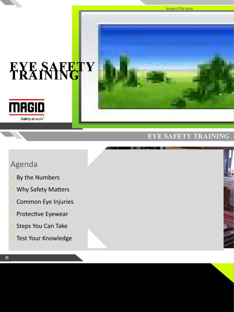 Eye Protection Safety Training | PDF | Glasses | Vision