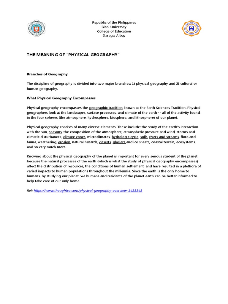 STUDY GUIDE - Physical Geography and Earth and Solar System | PDF ...