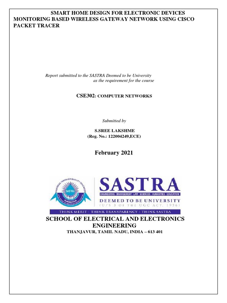 Smart Home Design For Electronic Devices Monitoring Based Wireless ...