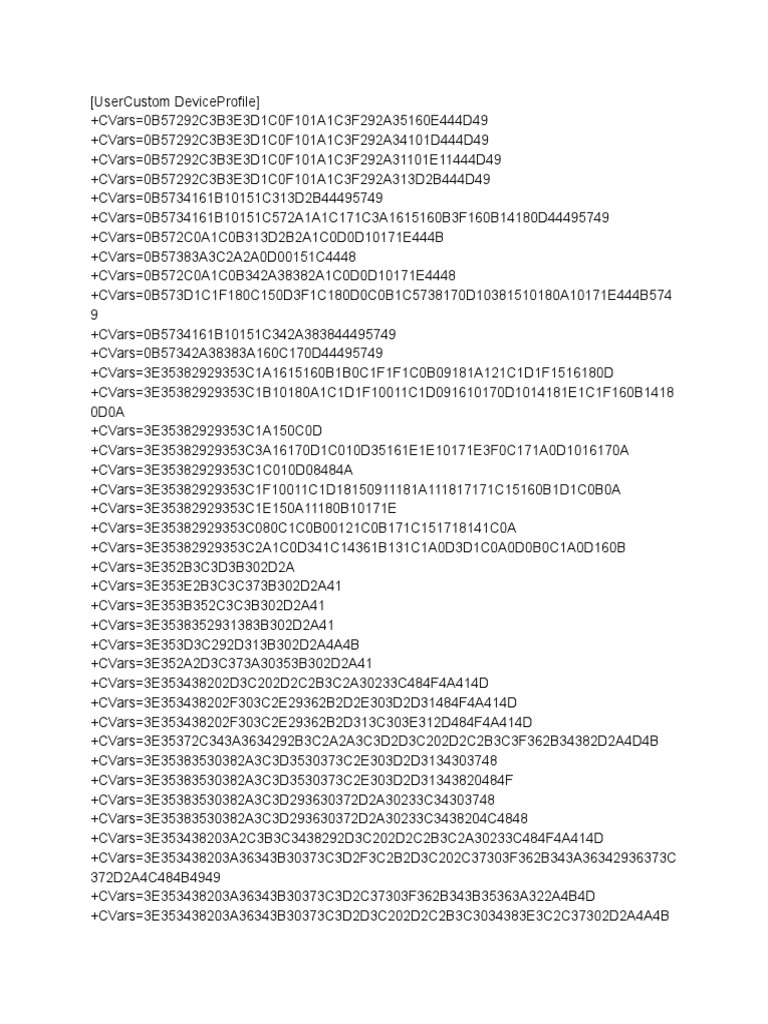UserCustom Ini | PDF