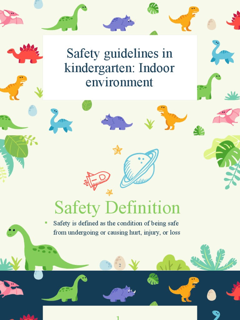 Safety Guidelines in Kindergarten: Indoor Environment | PDF