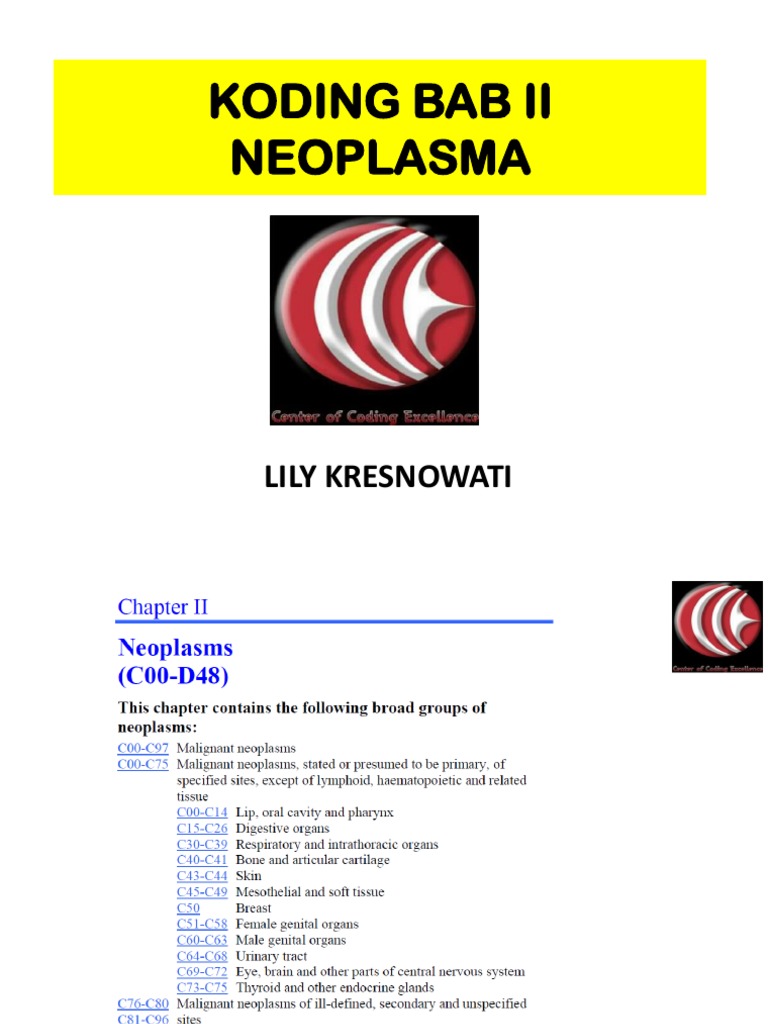 Koding Neoplasma Maligna dan Jenisnya | PDF | Sains & Matematika | Teknologi & Rekayasa