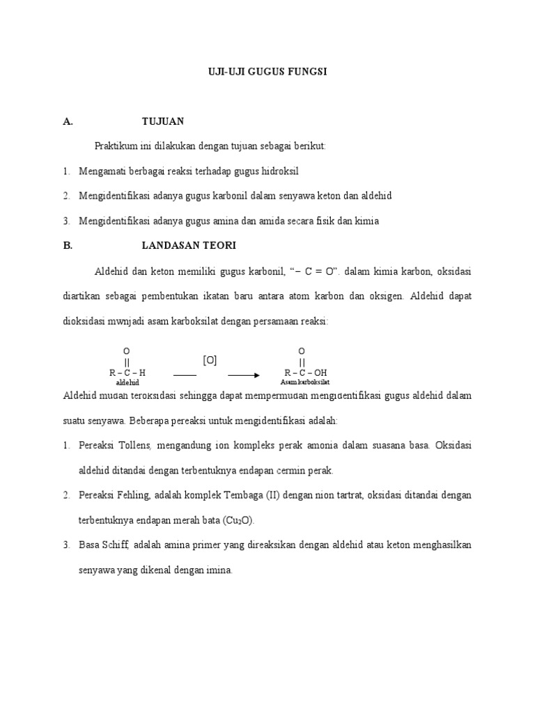 Laporan Gugus Fungsi | PDF | Sains & Matematika