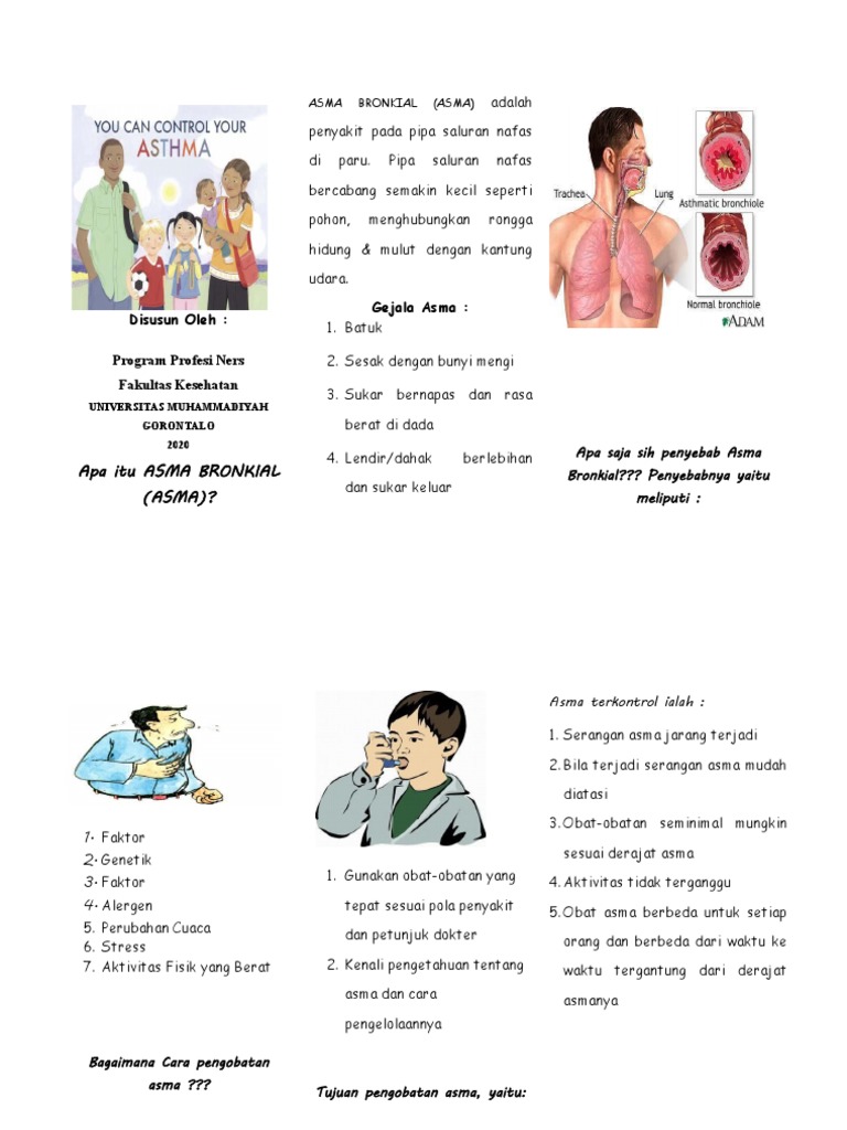 Leaflet Asma Bronkhial Fix | PDF