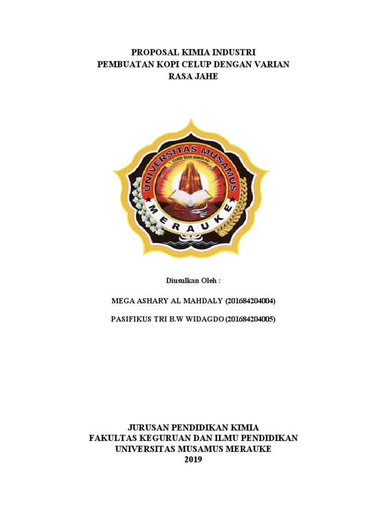 Proposal Kimia Industri | PDF | Ilmu Sosial