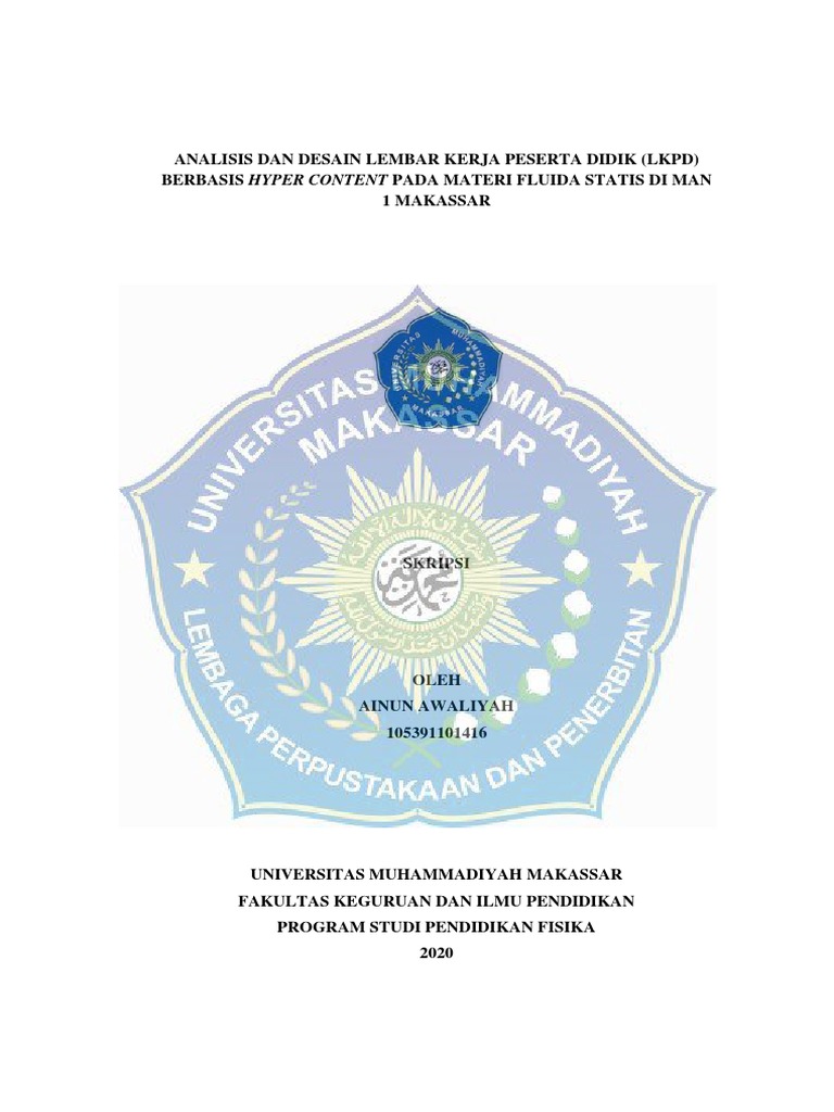 Analisis dan Desain Lembar Kerja Peserta Didik (LKPD) Berbasis ...