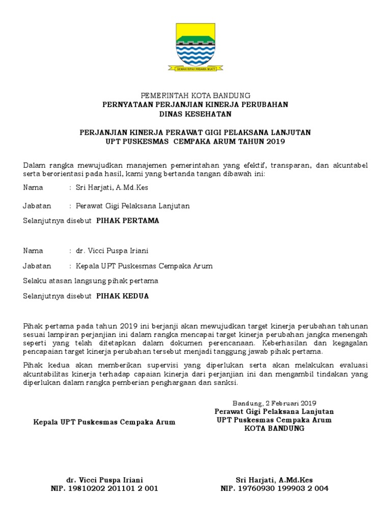 IKI PERUBAHAN Staff JFT | PDF