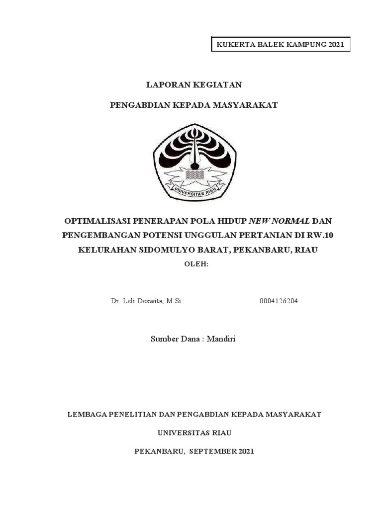 LAPORAN KKN FIX (Compressed) | PDF