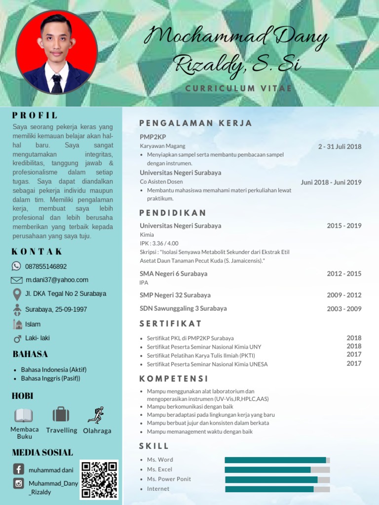 CV Mochammad Dany Rizaldy | PDF