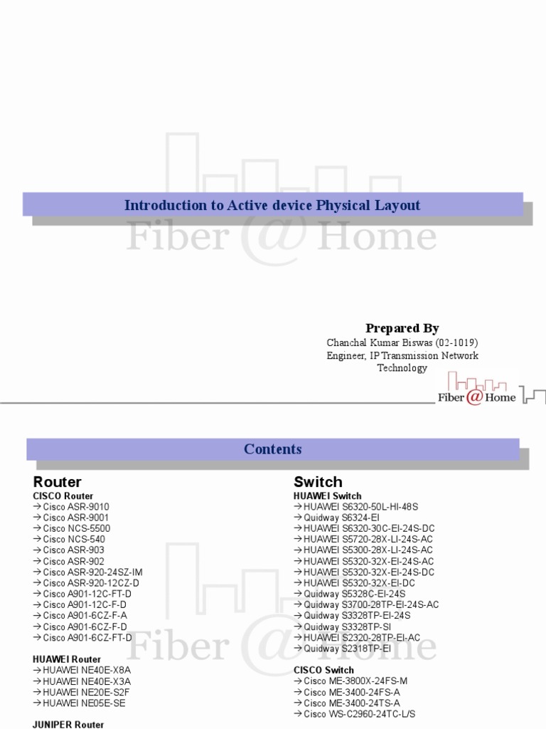 Active Device Layout Overview | PDF | Cisco Systems | Router (Computing)