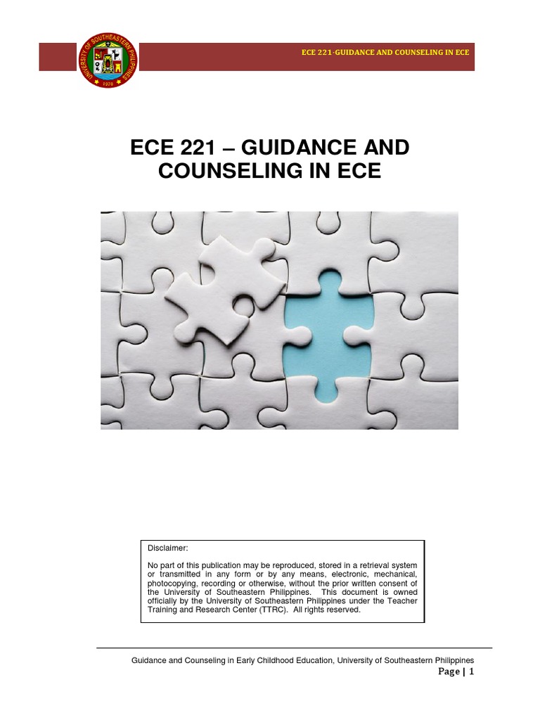 Guidance and Counseling in ECE Overview | PDF | Psychotherapy | Early ...