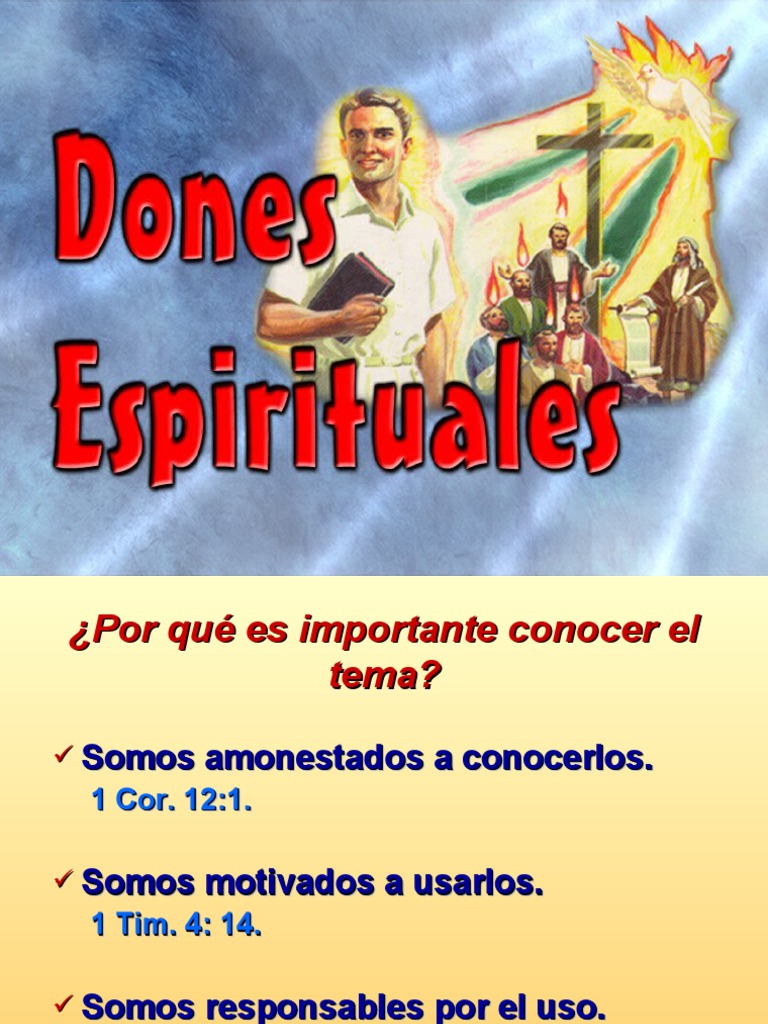 Dones | PDF | espíritu Santo | Oración