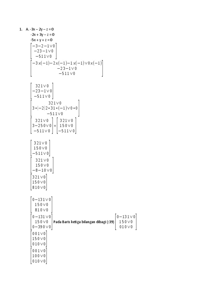 Tugas 2 Aljabar Linier | PDF