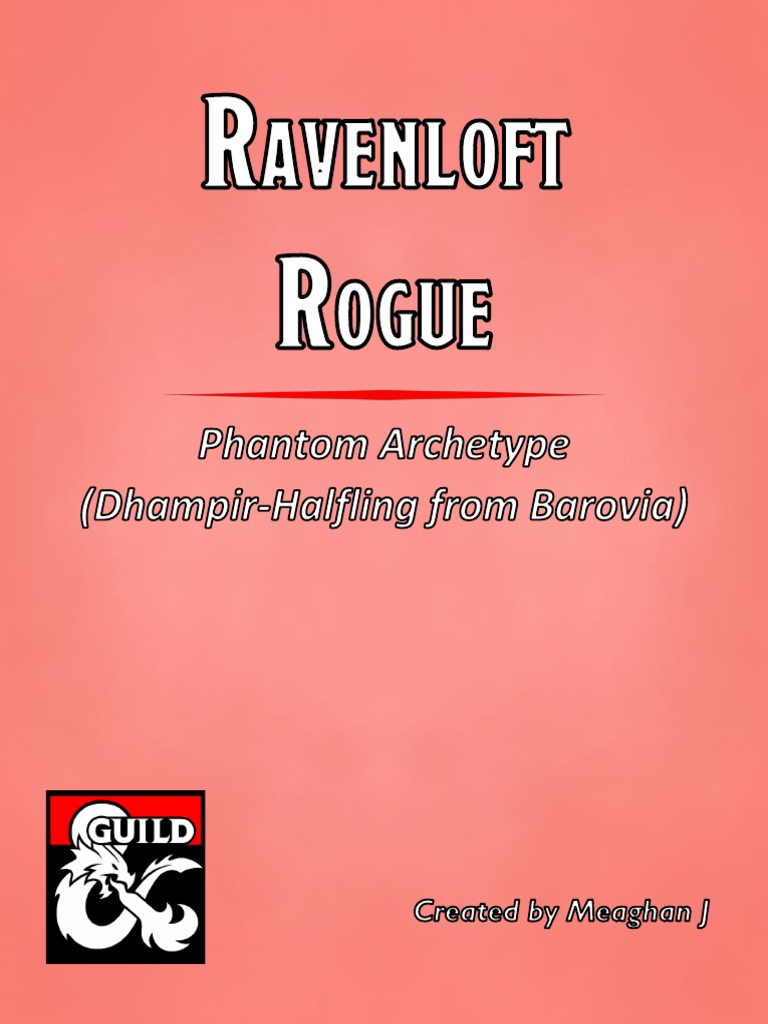 2771650-Dhampir Phantom Rogue | PDF | Gary Gygax Games | Fantasy Role ...