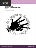 Guía Introductoria Lengua de Señas Argentina | PDF | Lenguaje de señas ...