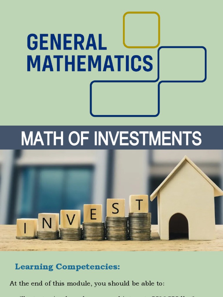 Q2 W1 General Mathematics | Download Free PDF | Interest | Debt