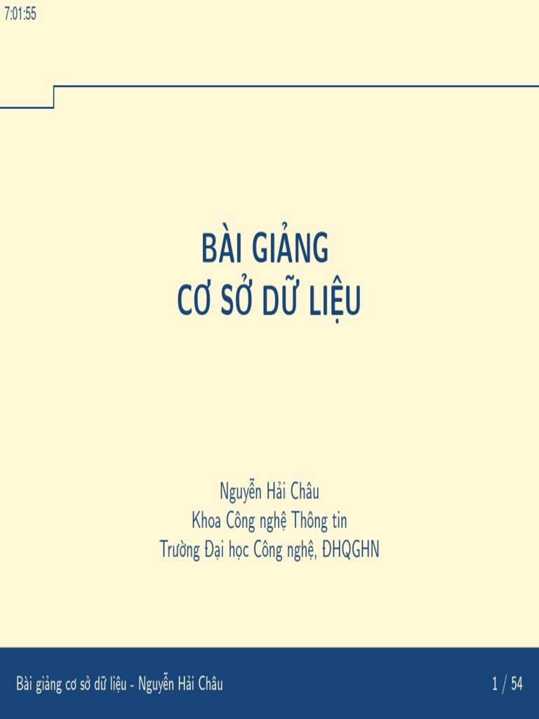 Ly Thuyet TK CSDL | PDF