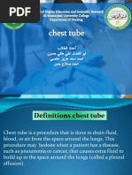 Adult Chest Tube Dressing Change | PDF