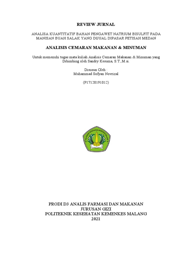Kelas 3a - P17120191012 - Muhammad Sofyan N - Review | PDF
